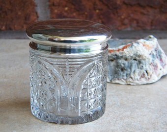 Antique Powder Jar - Etsy