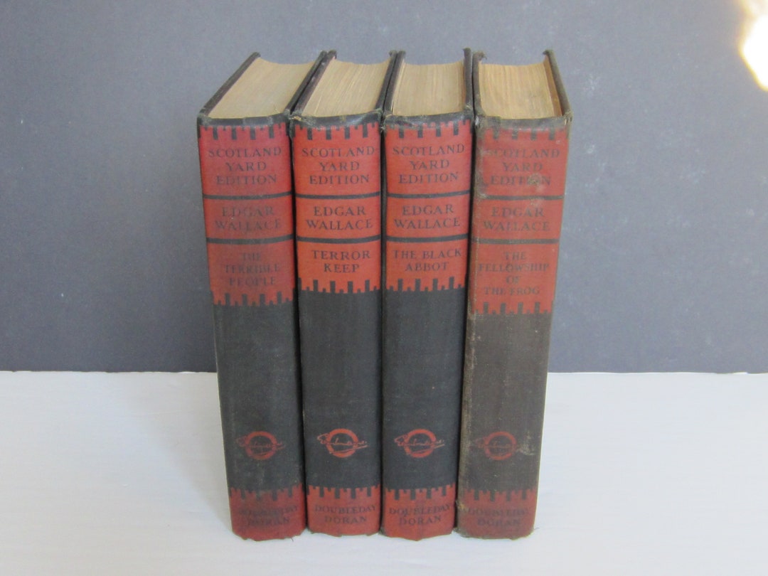 Edgar Wallace 4 Vol Scotland Yard Edition Books Terror Keep the Black ...