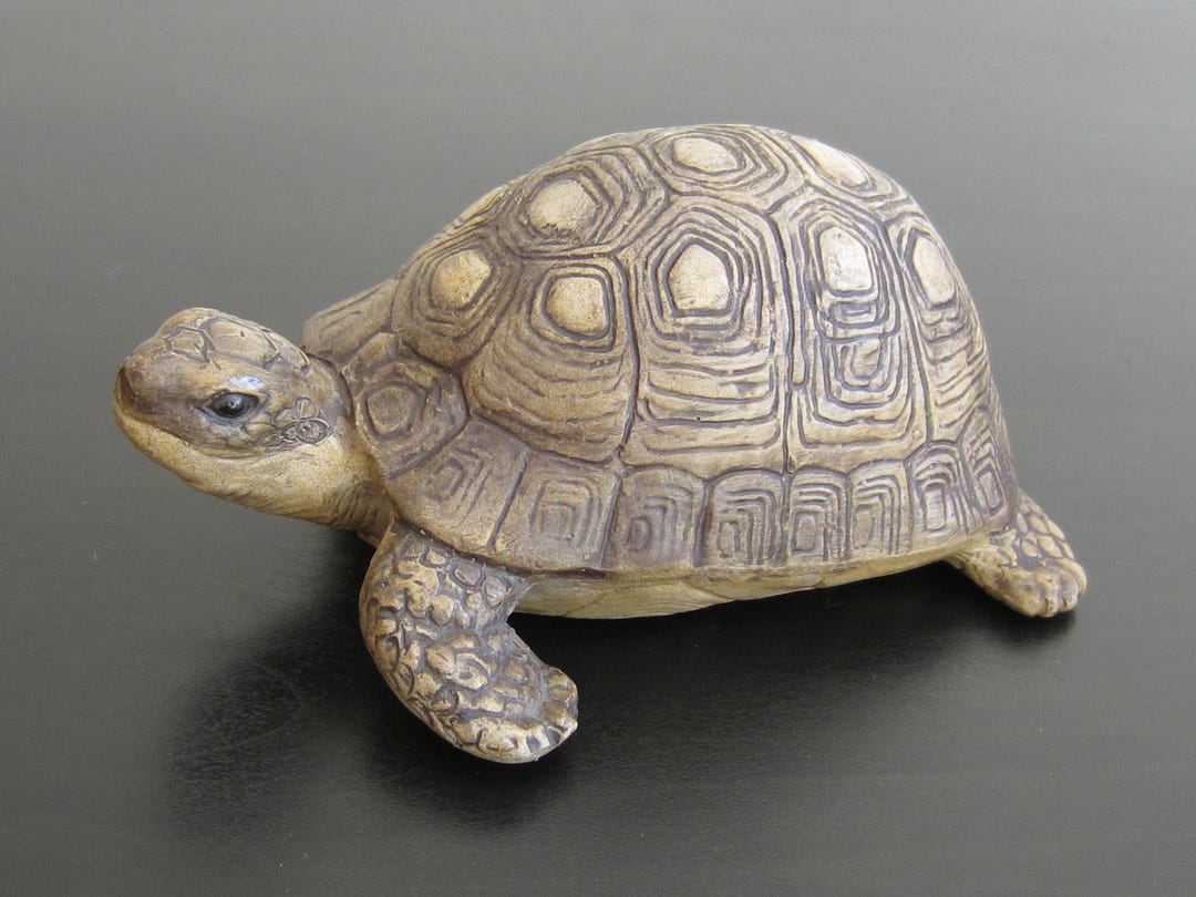 MCM Poole Pottery Turtle Figurine Tortoise Wildlife Decor Made in ...