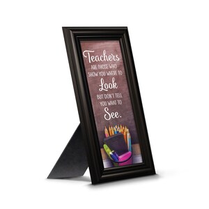Teachers Show You Where to Look, Teacher Gift, Appreciation Picture ...