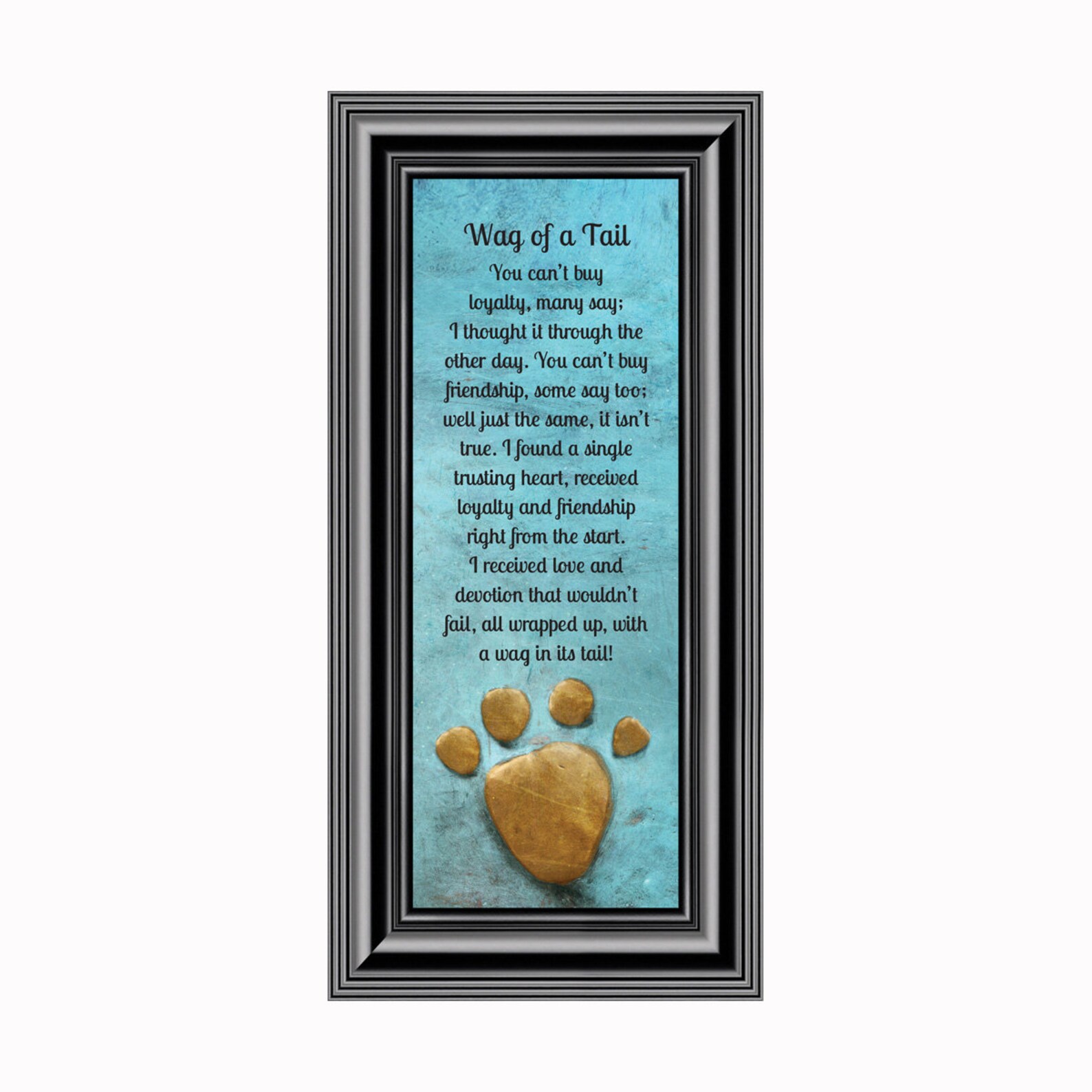 Wag of a Tail Appreciation of Your Dog Framed Poem New Puppy - Etsy UK