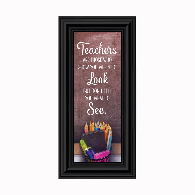 Teachers Show You Where to Look Teacher Gift Appreciation - Etsy