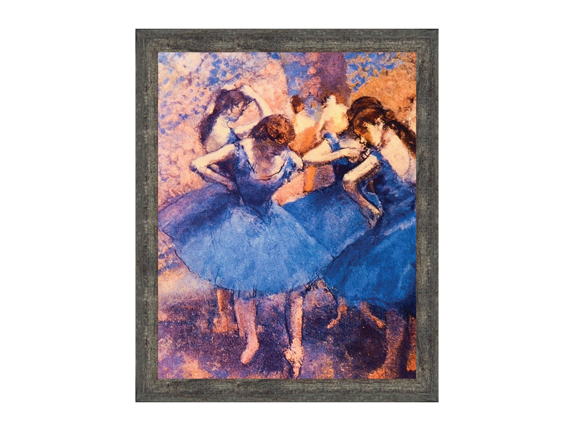 Dancers in Blue by Edgar Degas Framed Wall Art Print, Beautiful Degas ...