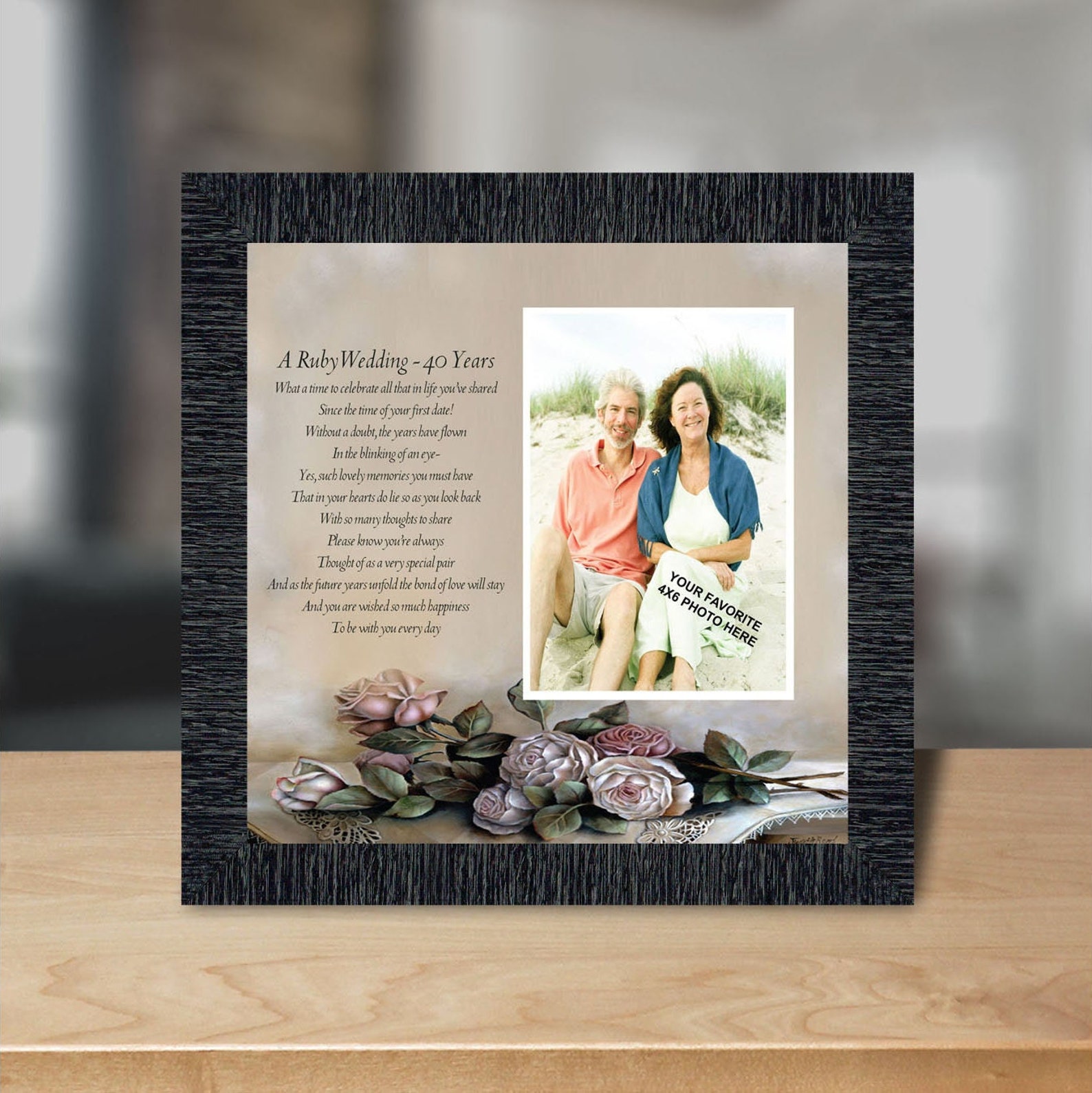 Diamond, 60th Anniversary Picture Frame, Diamond Anniversary Gifts ...