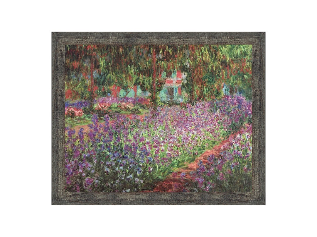 Irises in Monet's Garden by Claude Monet, World Famous Wall Art ...