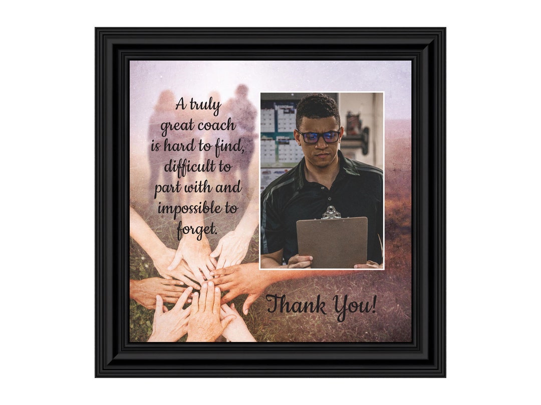 Coach Thank You Gift, Coach Picture Frame, Coaches Gifts for Basketball ...