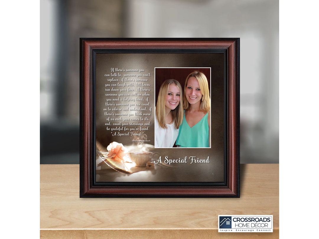 A Special Friend, Poem About Friendship, Best Friend Picture Frame - Etsy