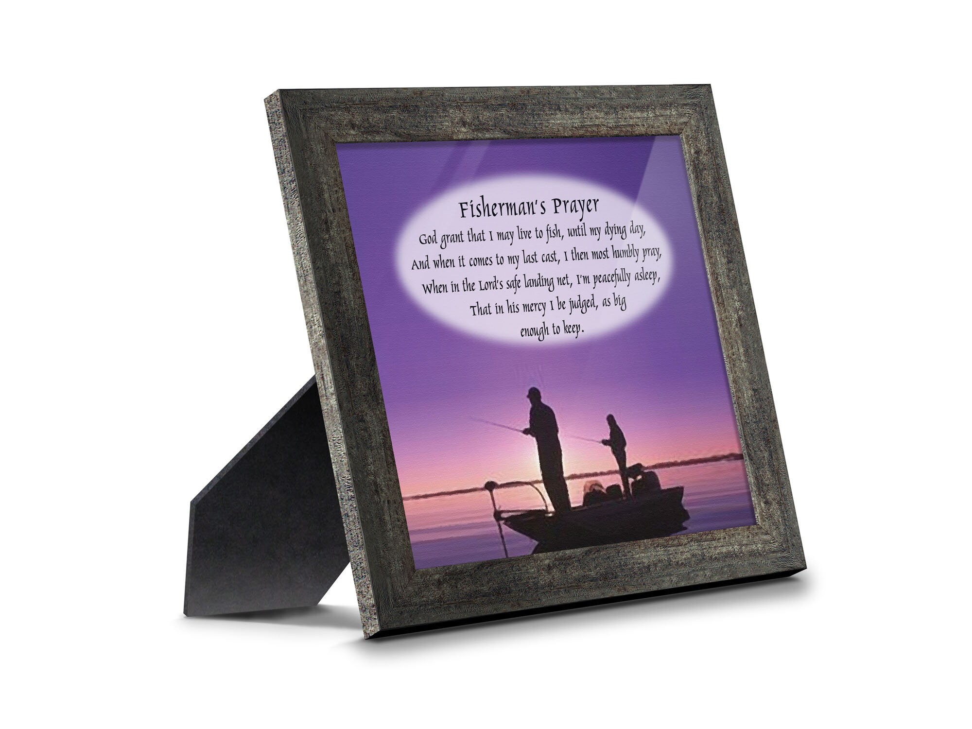 A Fisherman's Prayer, Beach, Boating or Fishing Decor, Picture Frame ...
