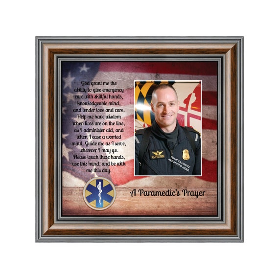 Prayer for the Paramedic Framed Poem First Responders Gift - Etsy
