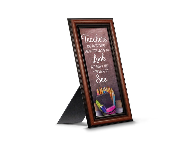 Teachers Show You Where to Look, Teacher Gift, Appreciation Picture ...