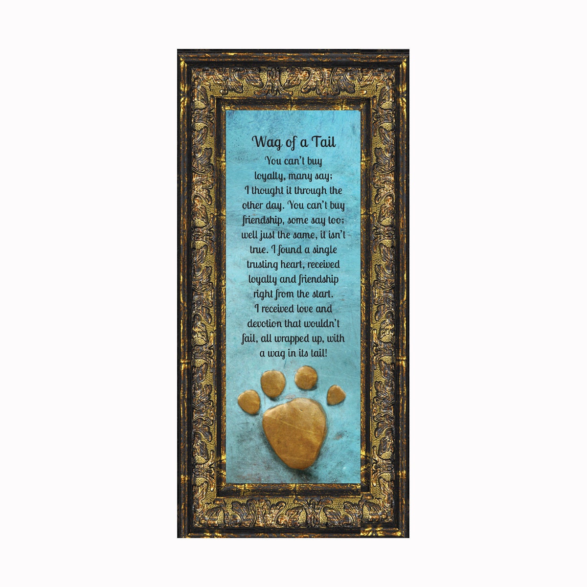 Wag of a Tail Appreciation of Your Dog Framed Poem New Puppy - Etsy UK