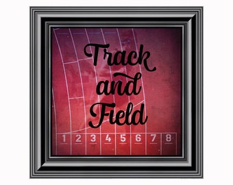 Track and Field Picture Frame - Etsy