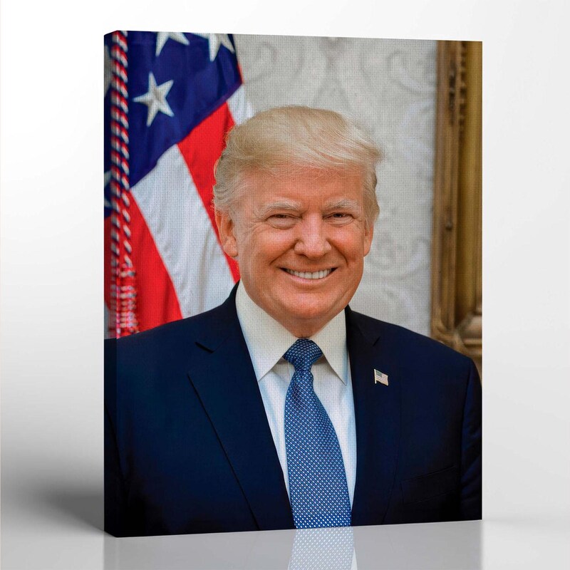 Trump Canvas Wall Art - Etsy