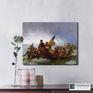 Washington Crossing the Delaware Canvas Frame, George Washington ...