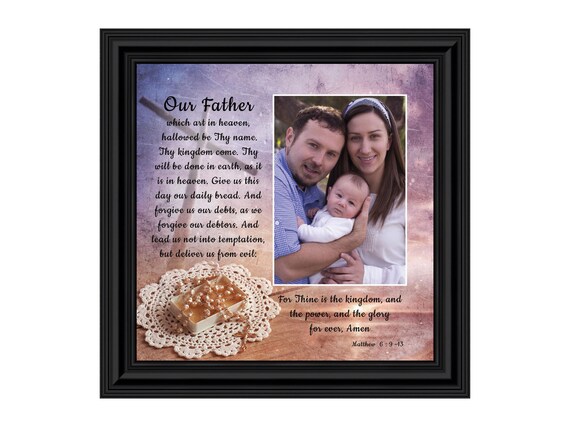 The Lord's Prayer Our Father Prayer Bible Verses Wall | Etsy