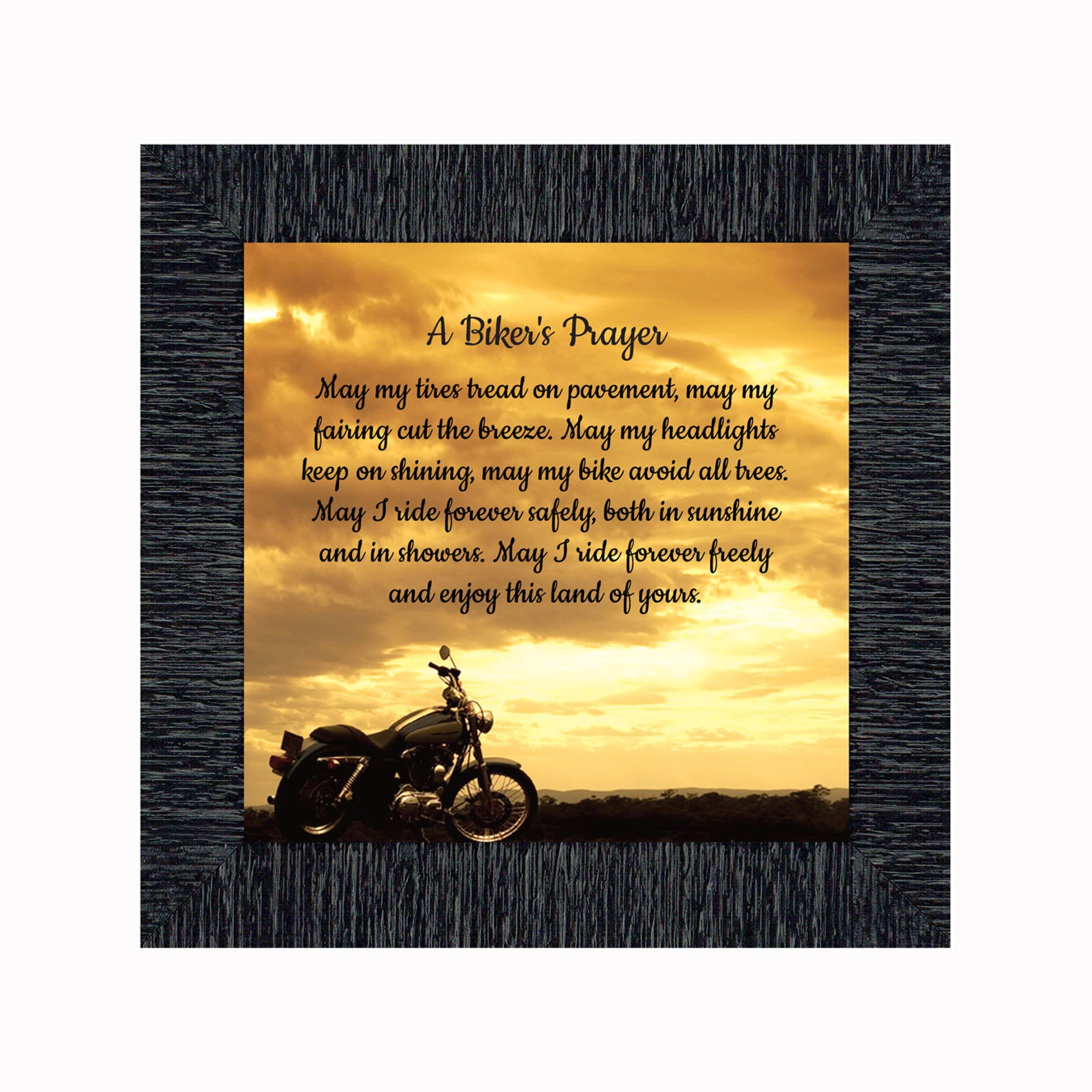 A Biker's Prayer Gift for Motorcycle Riders | Etsy