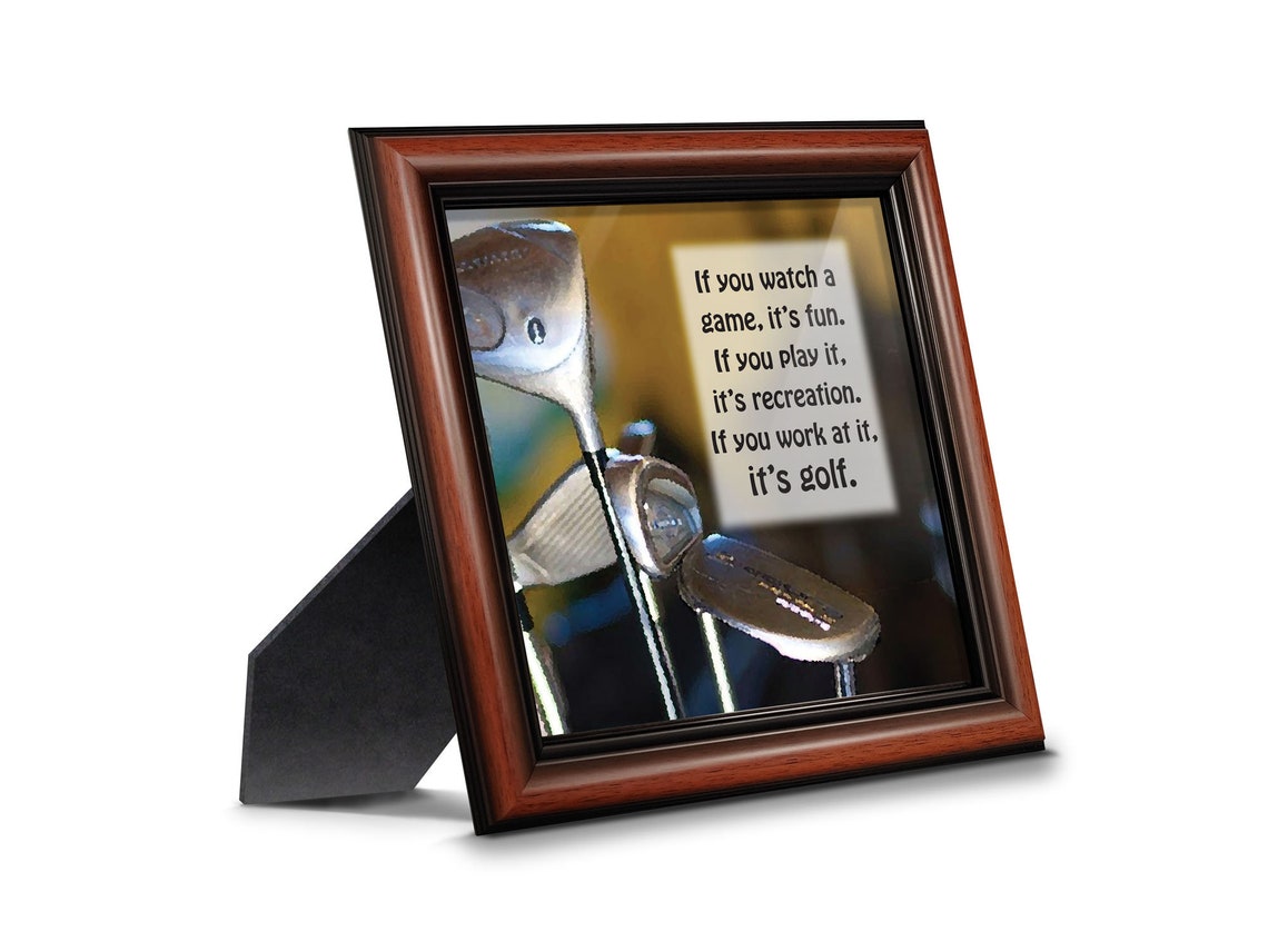 Golf Funny Golf Gifts for Men and Women Picture Framed Poem - Etsy