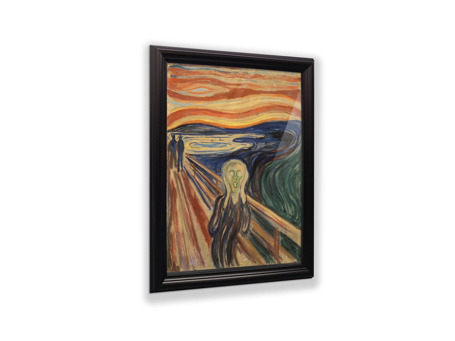 The Scream Framed Print by Edward Munch, World Famous Wall Art ...