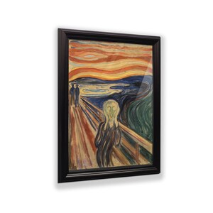 The Scream Framed Print by Edward Munch, World Famous Wall Art ...