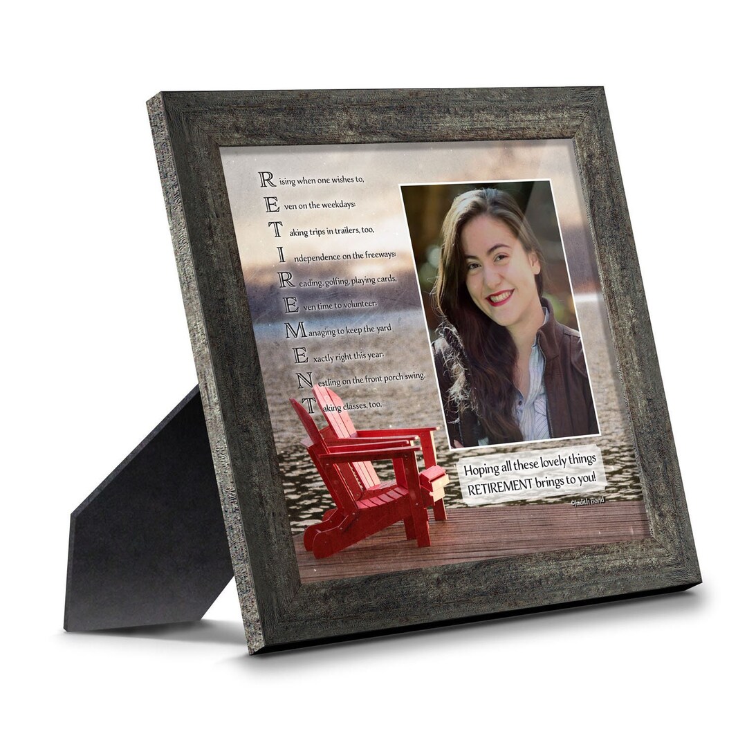 Framed Retirement Gifts for Women, Retirement Gift for Men, Retirement ...