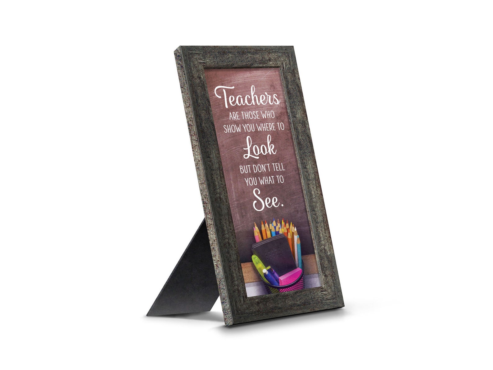 Teachers Show You Where to Look, Teacher Gift, Appreciation Picture ...