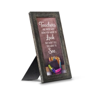 Teachers Show You Where to Look, Teacher Gift, Appreciation Picture ...