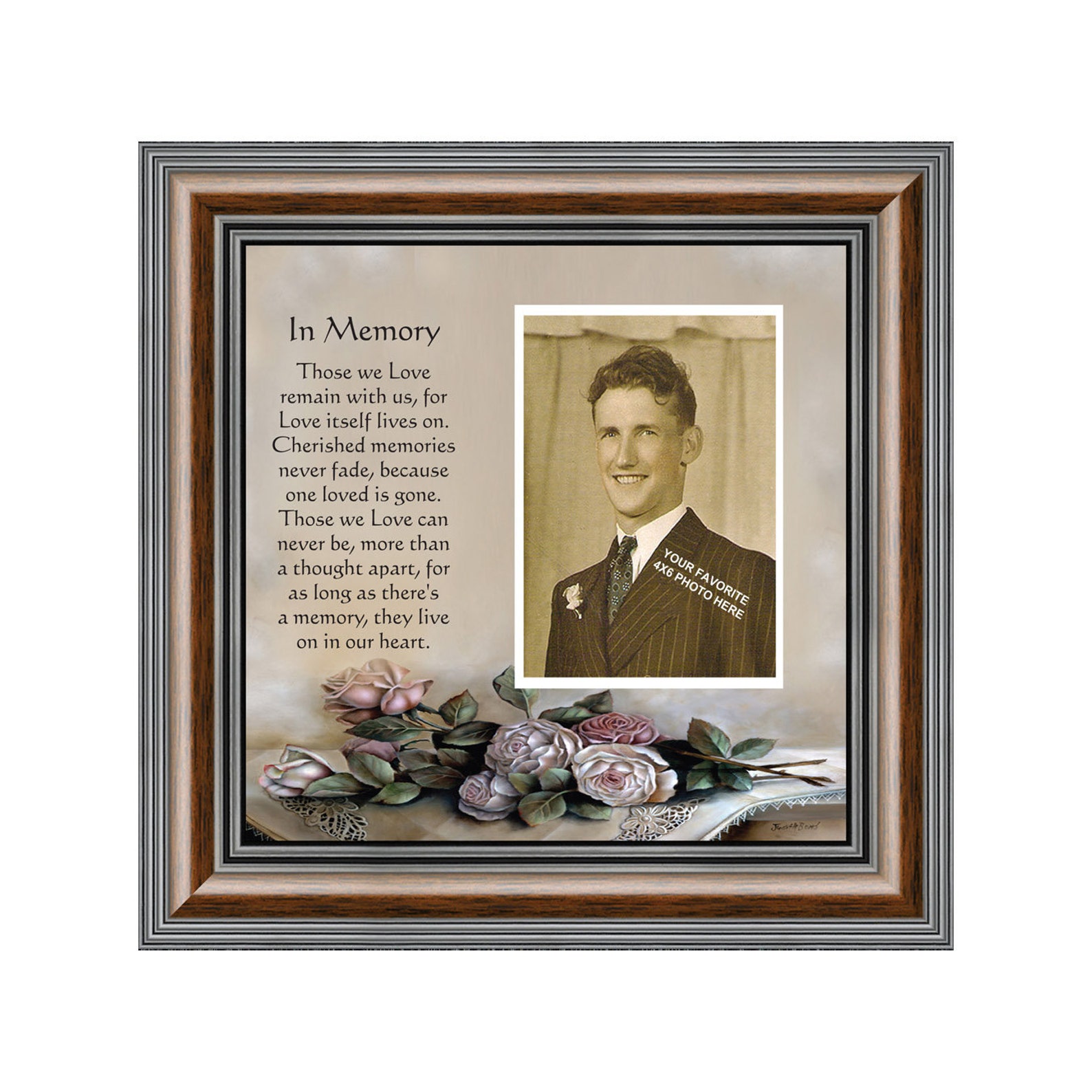 Picture Frame In Memory of a Loved One Condolence or Sympathy | Etsy