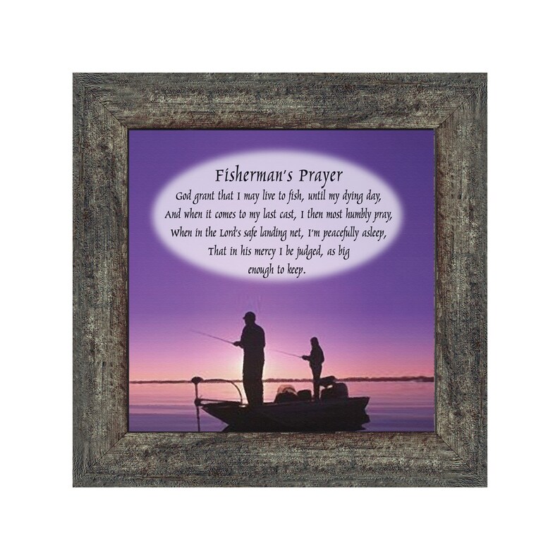 A Fisherman's Prayer Beach Boating or Fishing Decor | Etsy