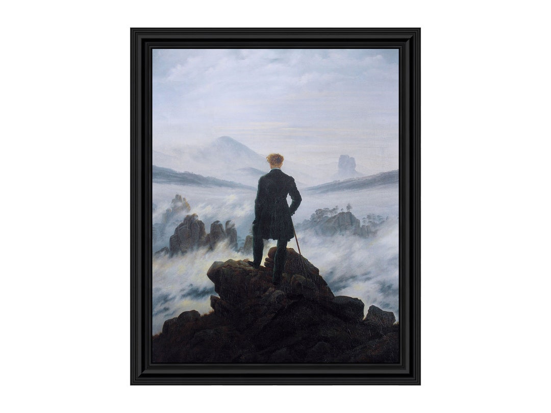 Wanderer Above the Sea of Fog Framed Print by Caspar David Friedrich ...