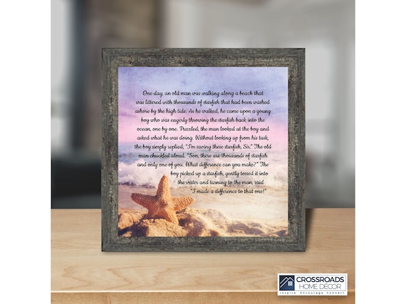 The Starfish Story Teacher Gift Thank You Gifts or - Etsy