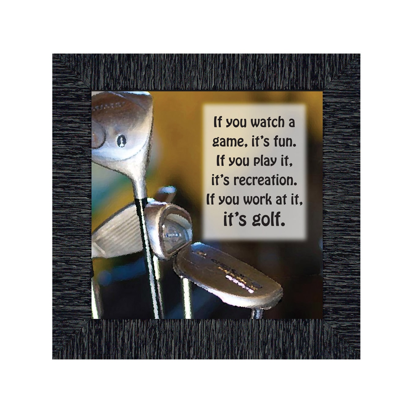 Golf Funny Golf Gifts for Men and Women Picture Framed Poem | Etsy