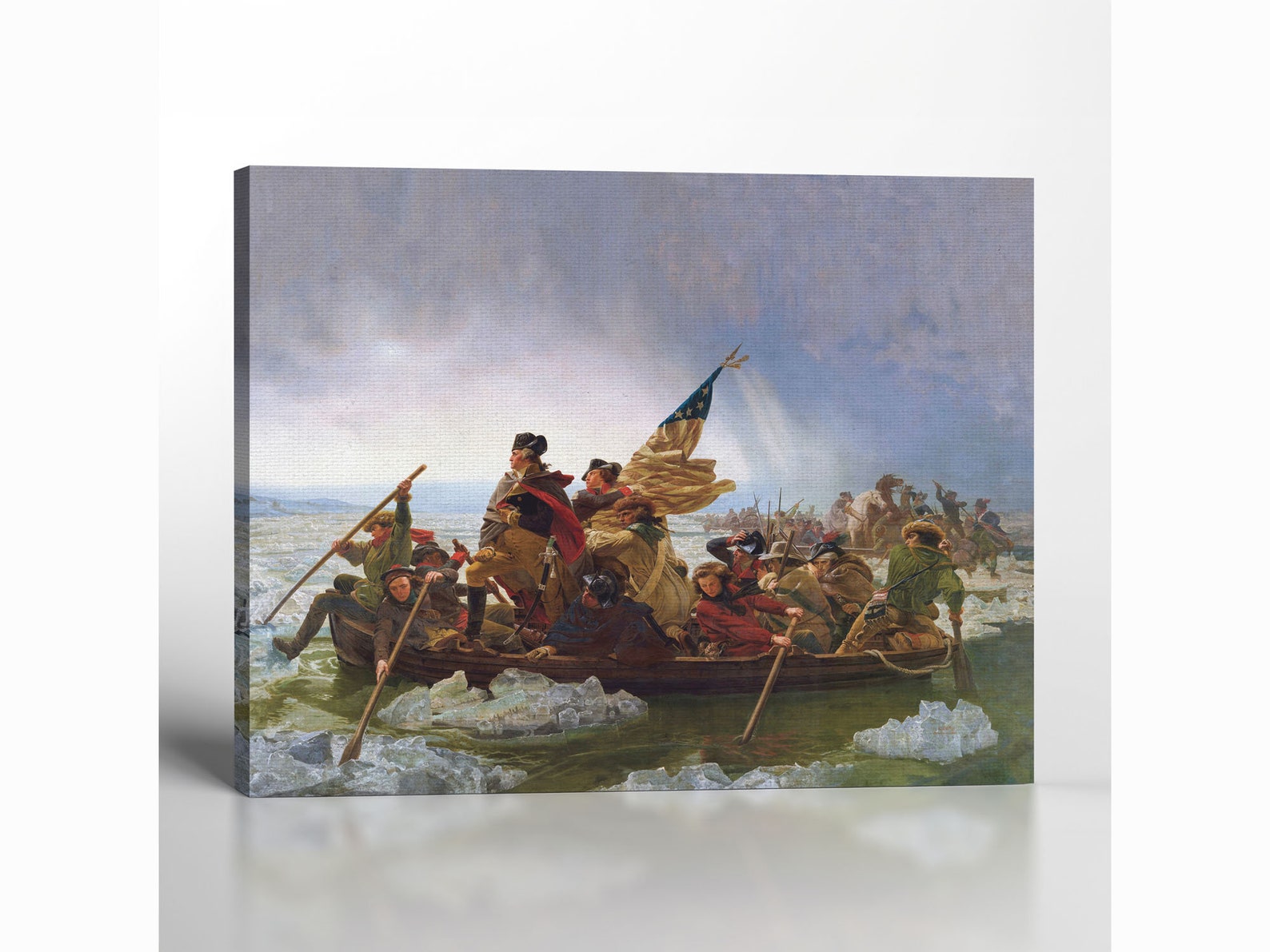 Washington Crossing the Delaware Canvas Frame, George Washington ...