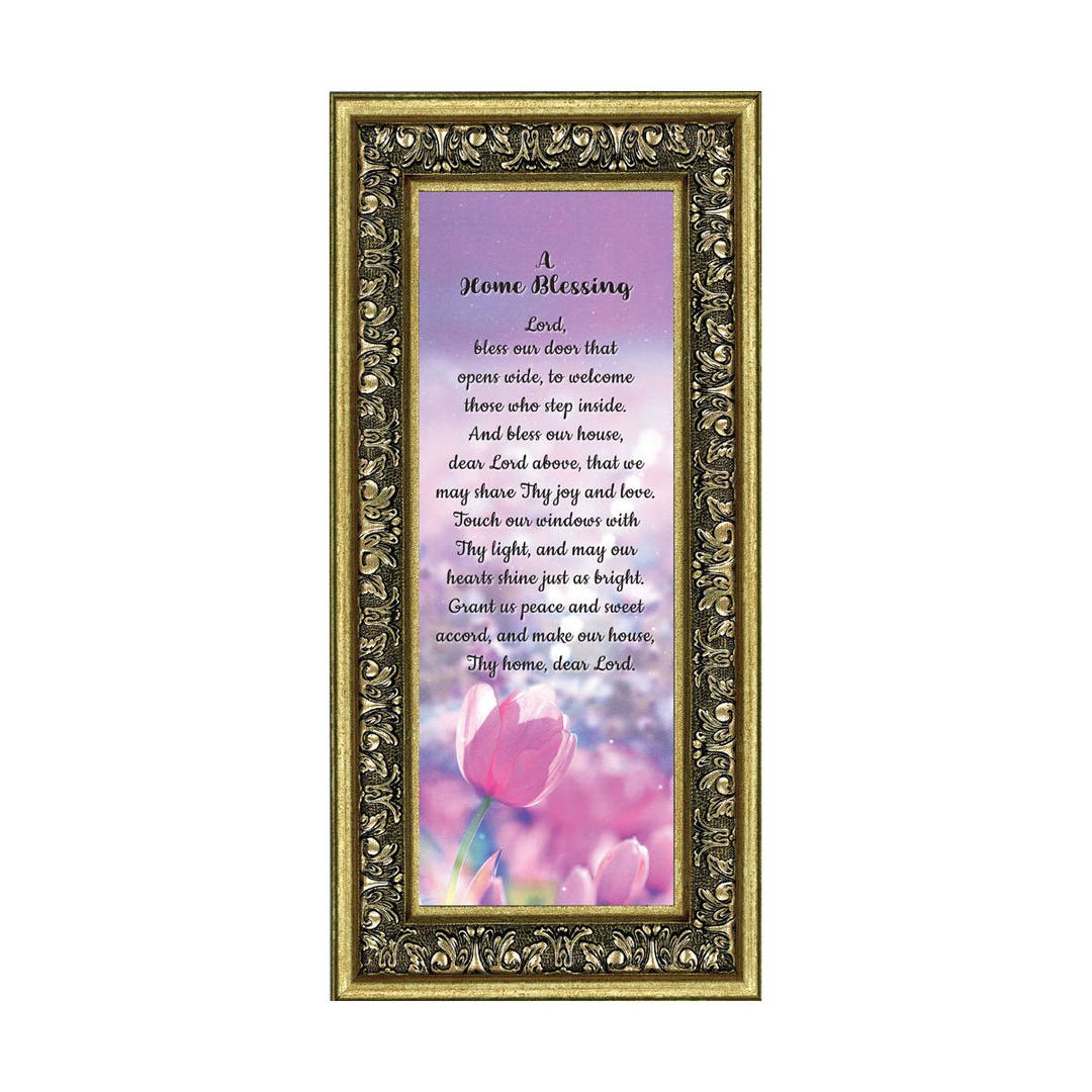 A Home Blessing, God Bless This Home Sign, Home Blessing Decor, 6x12 ...