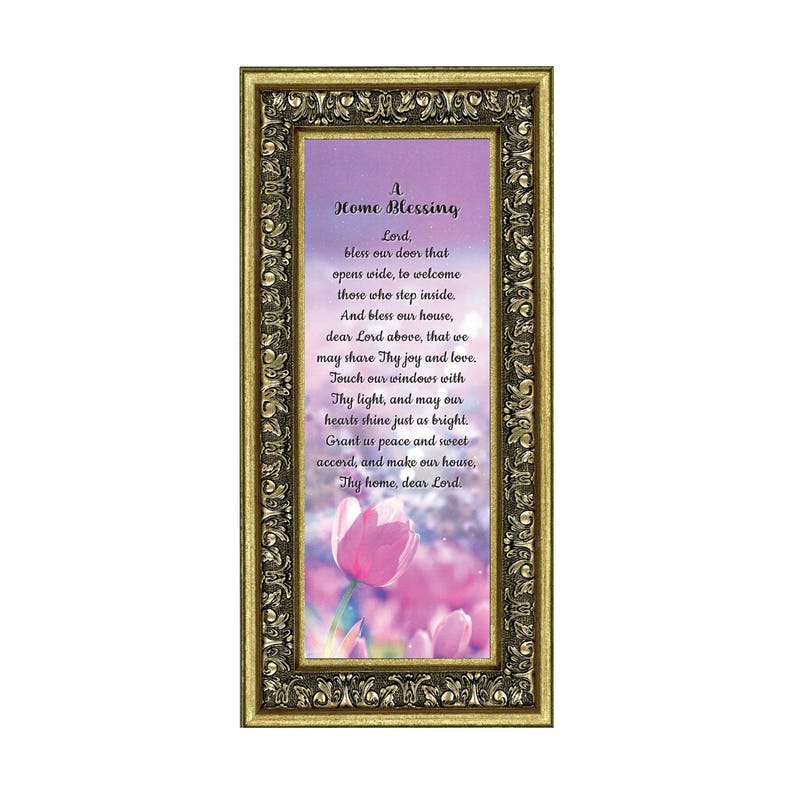 A Home Blessing, God Bless This Home Sign, Home Blessing Decor, 6x12 ...