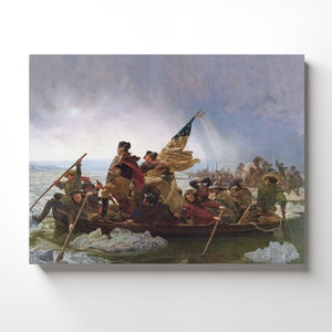 Washington Crossing the Delaware Canvas Frame, George Washington ...