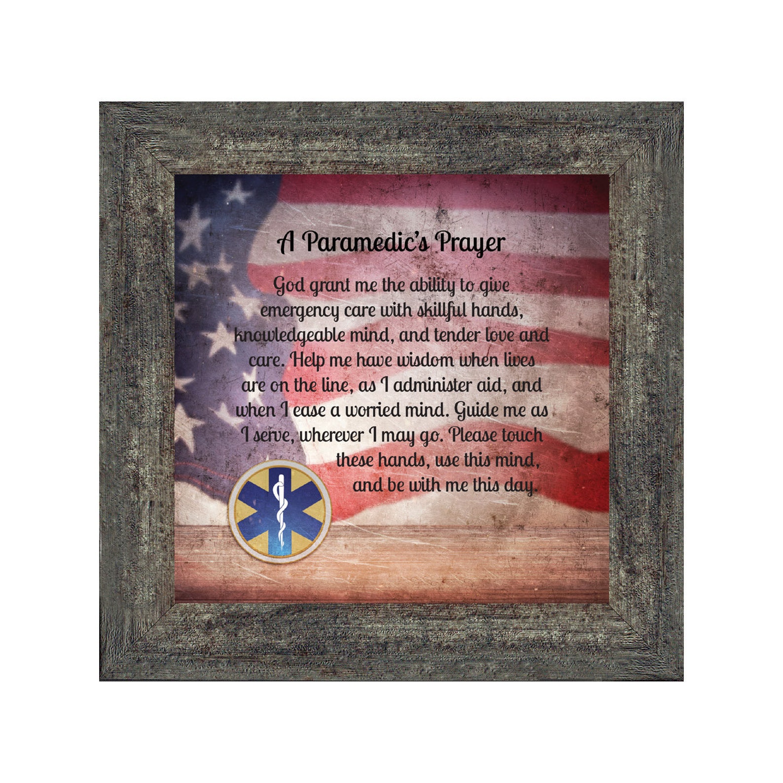Prayer for the Paramedic Framed Poem First Responders Gift - Etsy