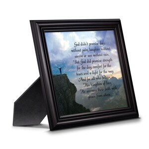 God's Promise, Religious Gift, Poem of Encouragement - Etsy