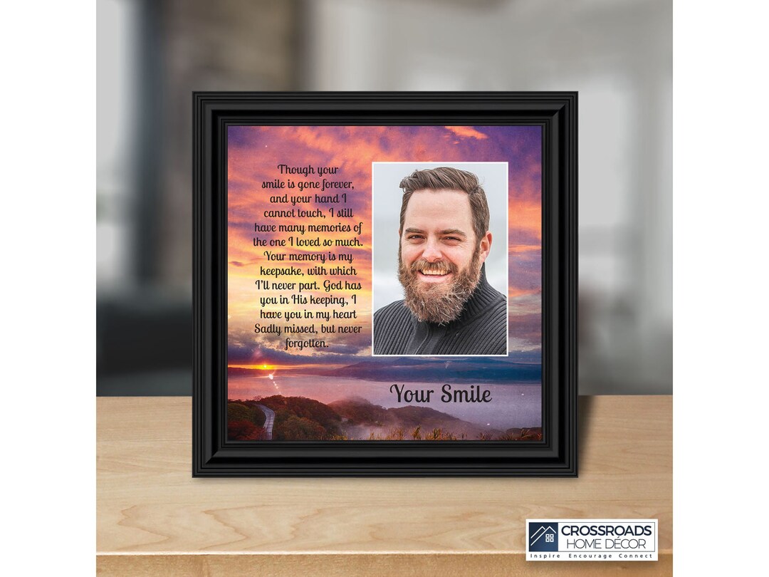 Your Smile, Memory Picture Frame, Sympathy Gifts - Etsy