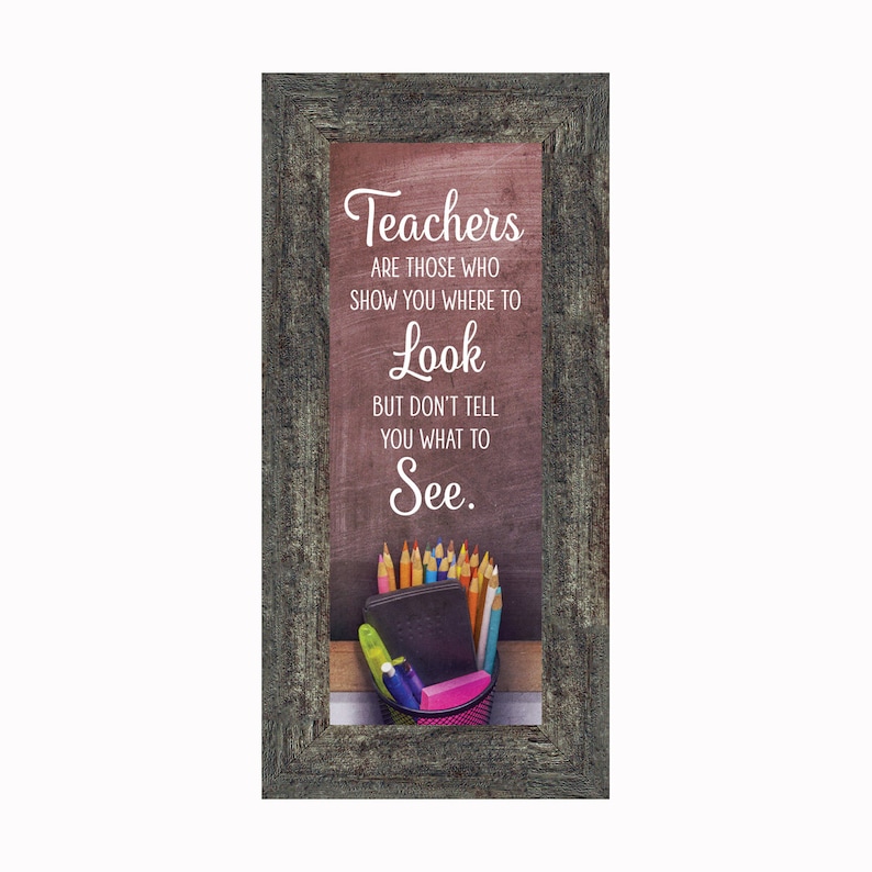 Teachers Show You Where to Look Teacher Gift Appreciation - Etsy