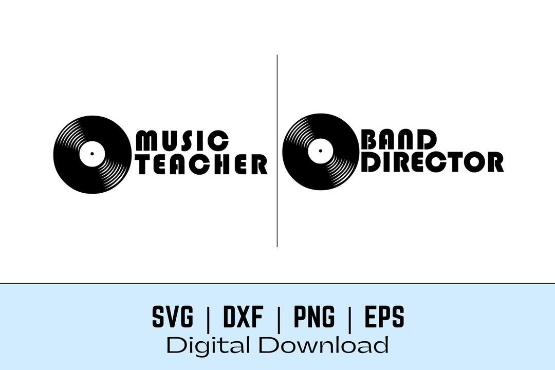 Music Teacher SVG Band Director SVG Music Svg Cool Teacher Vintage ...