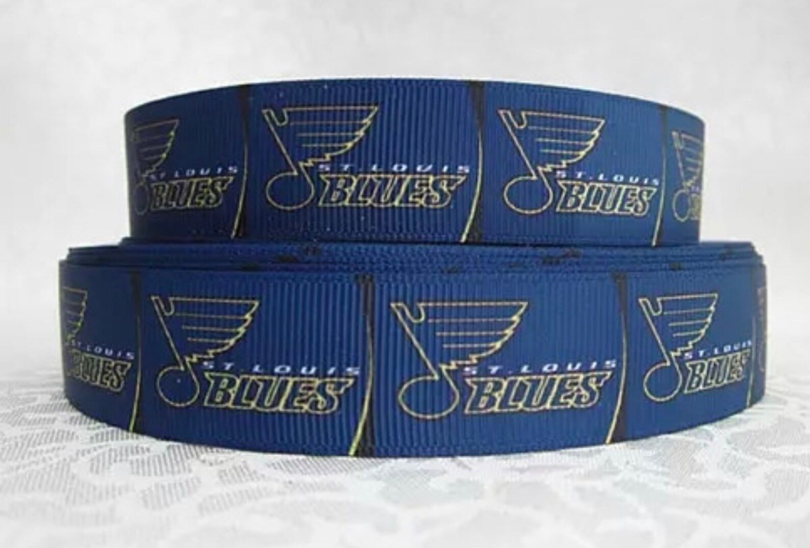 Dark Blue St Louis Blues Note Hockey 7/8 Inch Grosgrain Ribbon - Etsy