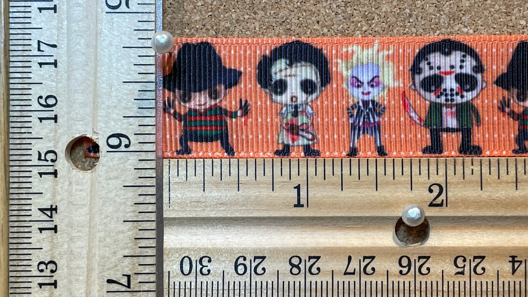 Orange Background Cartoon Style Horror Movie Character 7/8 Inch ...