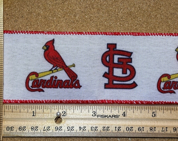 Saint Louis STL Cardinal Bird & Logo MLB Baseball 2.5 Inch Wire Edged ...