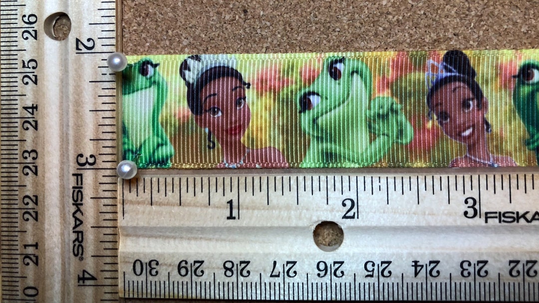 Disney Princess Tiana With Frog 1 Inch Grosgrain Ribbon - Etsy