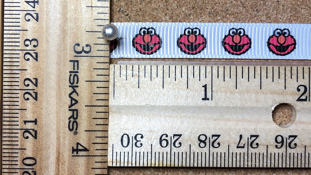 Sesame Street Elmo 3/8 Inch Grosgrain Ribbon - Etsy