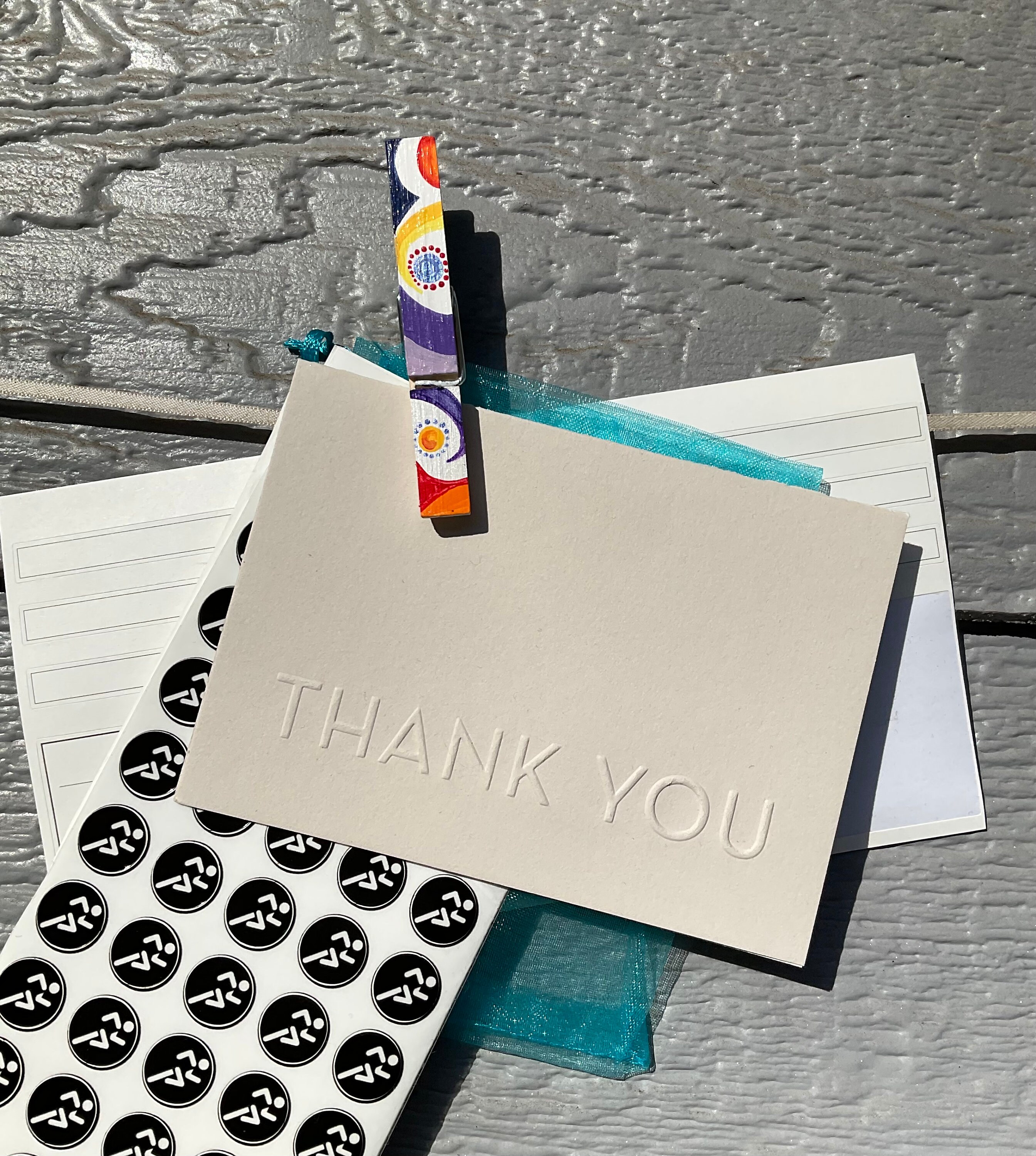 Sunfish Handpainted Clothespins Photo Clips ~ Laundry Supplies ~ Kids ...