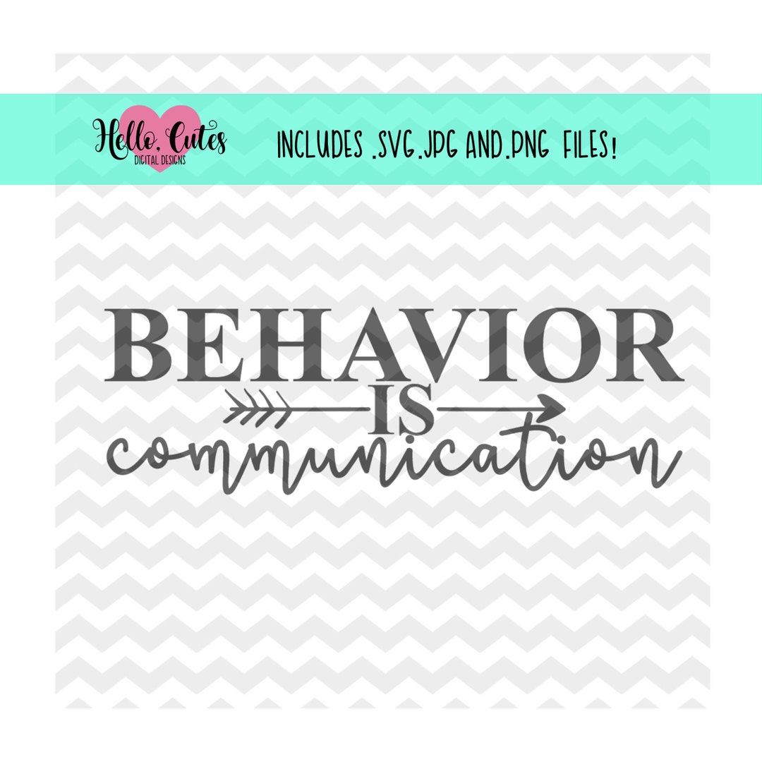 Behavior is Communication, Language, Speech, Therapy, Slp, Printable ...