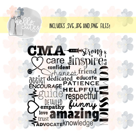 CMA Appreciation Design Cut File Svg Png Jpg Instant | Etsy