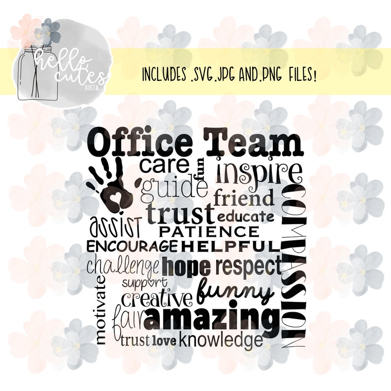 Office Team Appreciation Staff Jpg Png Svg Printable Cut - Etsy