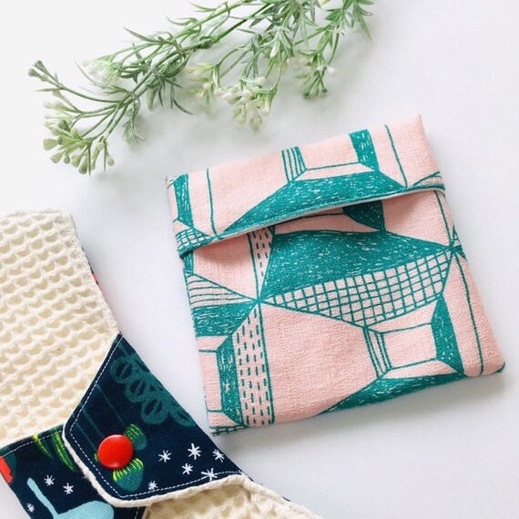 cloth pad wrapper sanitary pouch/wrapper leakproof PUL | Etsy